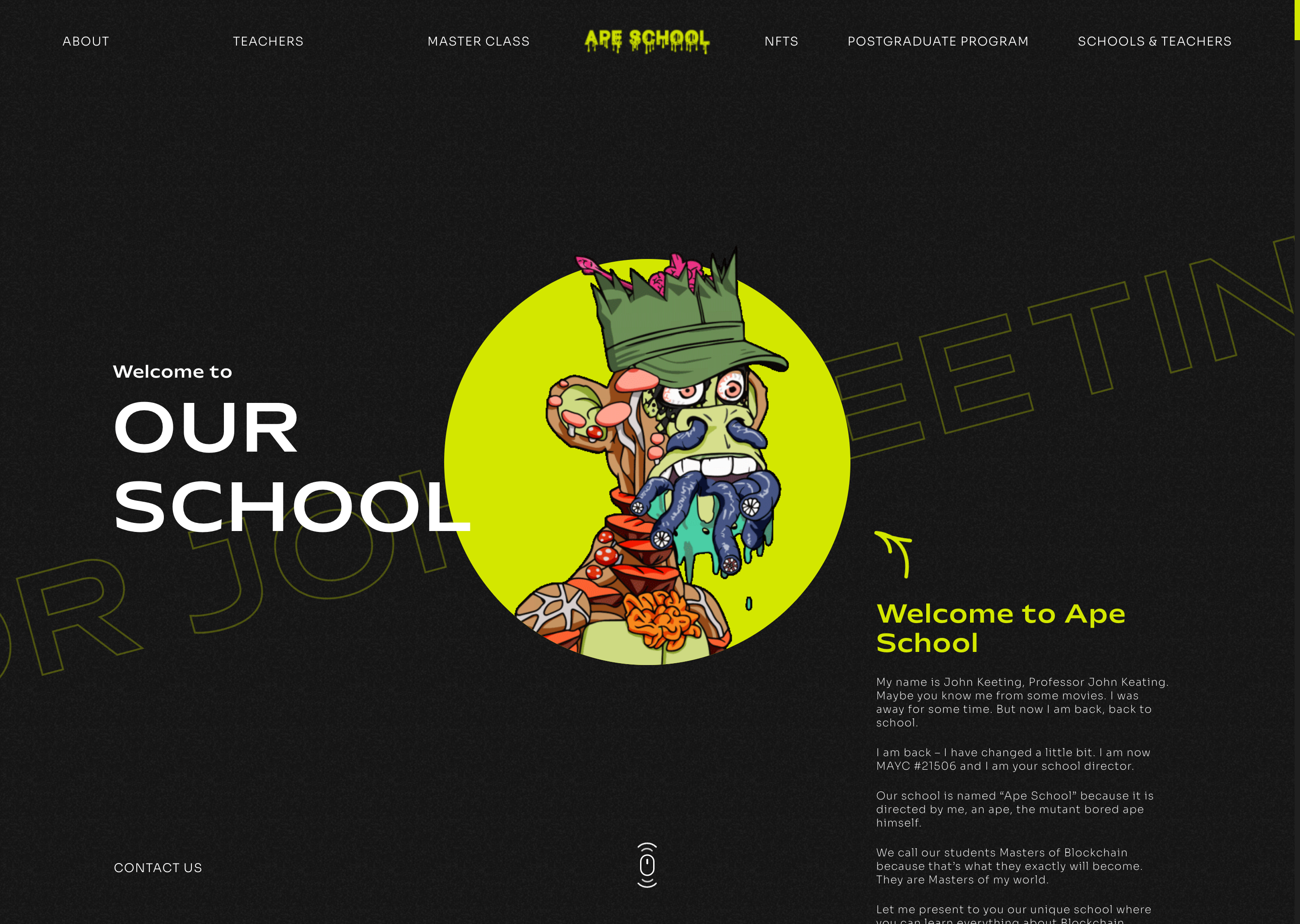 Ape School | Crypto Design Club
